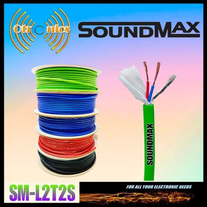 Jual Kabel Microphone L2T2S SOUNDMAX Kabel Mic Meteran | Shopee Indonesia