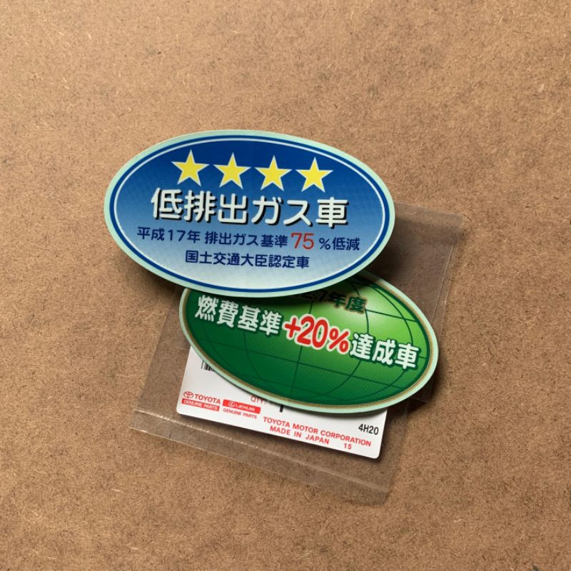 Jual Sticker JDM Label Emisi Original Japan 1 Set 2pcs | Shopee Indonesia