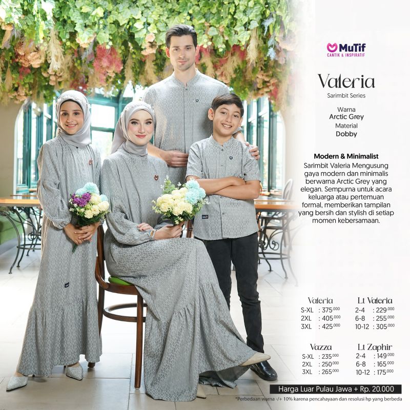 Jual VALERIA SARIMBIT SERIES BY MUTIF | Shopee Indonesia