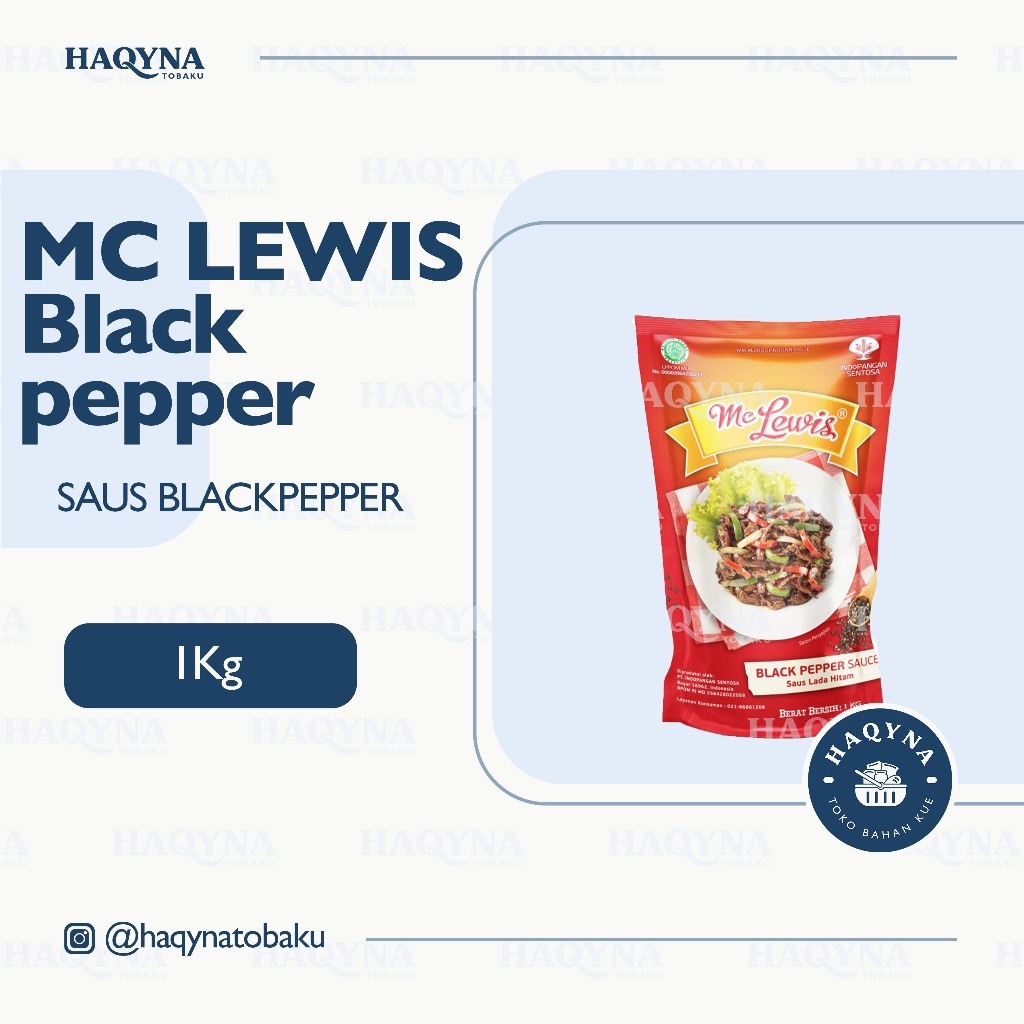 Jual Mc Lewis Black pepper 1 Kg | Shopee Indonesia