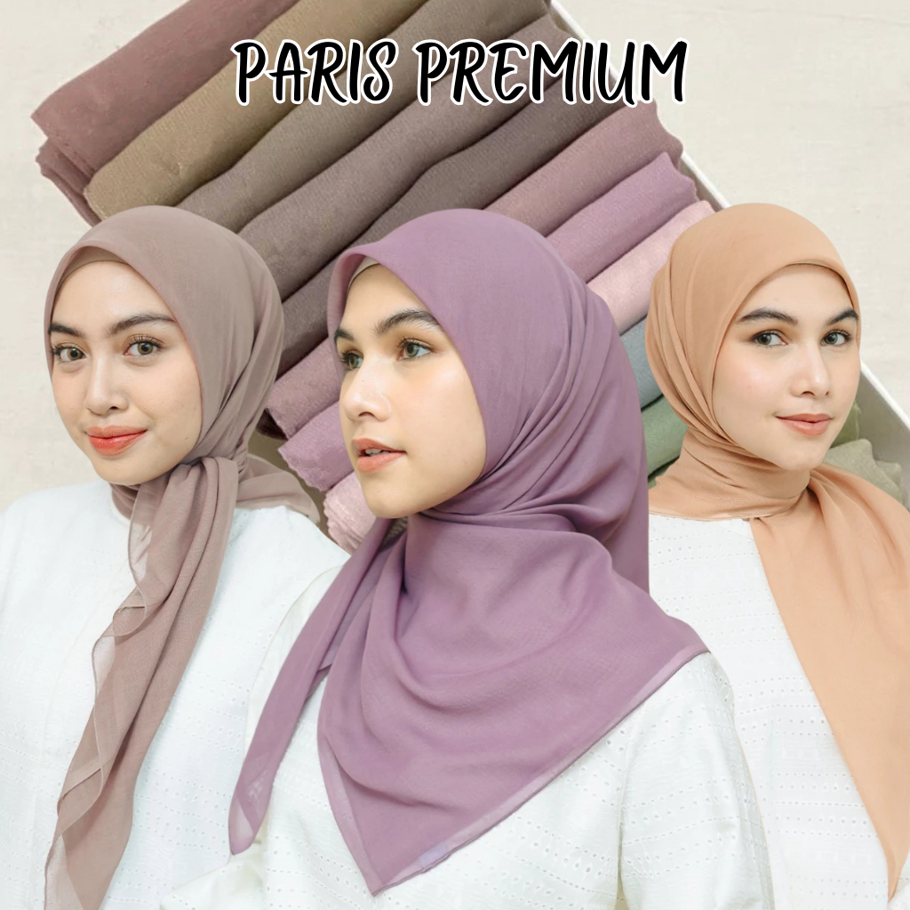 Jual Paris Jadul Premium | Daily Hijab Paris Voal Premium Segiempat ...