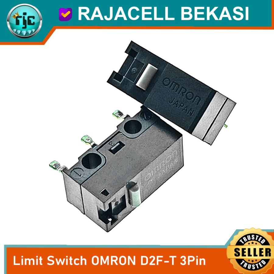 Jual Micro Switch Omron D2F-01F-T Original Made in JAPAN D2F-T Limit Switch DS01 for Gaming ...