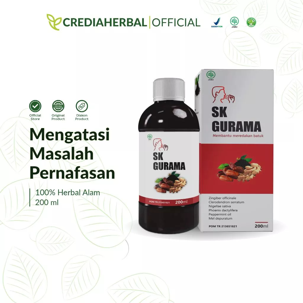 Jual SK Gurama - Atasi Masalah Pernafasan - Obat Asma - Obat Batuk ...