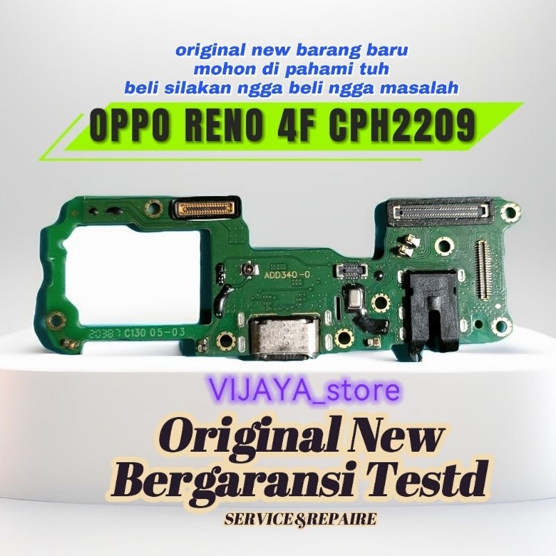 Jual Konektor Cas Papan Pcb Konektor Cas Mic Lcd Oppo Reno 4F Cph2209 ...