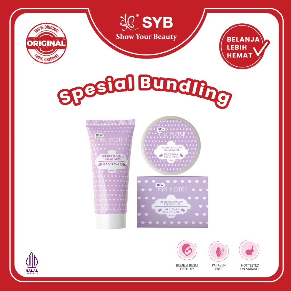 Jual SYB NEW MISS MOTER Face Wax & Hand Wax 50 Gr (MASKER PEEL OFF BEST ...