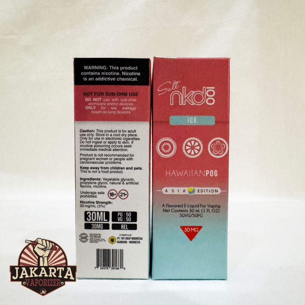 Jual [SALT] NAKED 100 HAWAIIAN POG ICE SALTNIC 30ML 30MG BY NKD100 ...