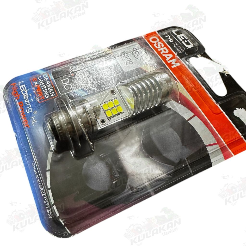 Jual Osram LED T19 M5 K1 Lampu Utama Motor H6 Putih AC DC LED Bebek Matic 12 Led Terbaru ...