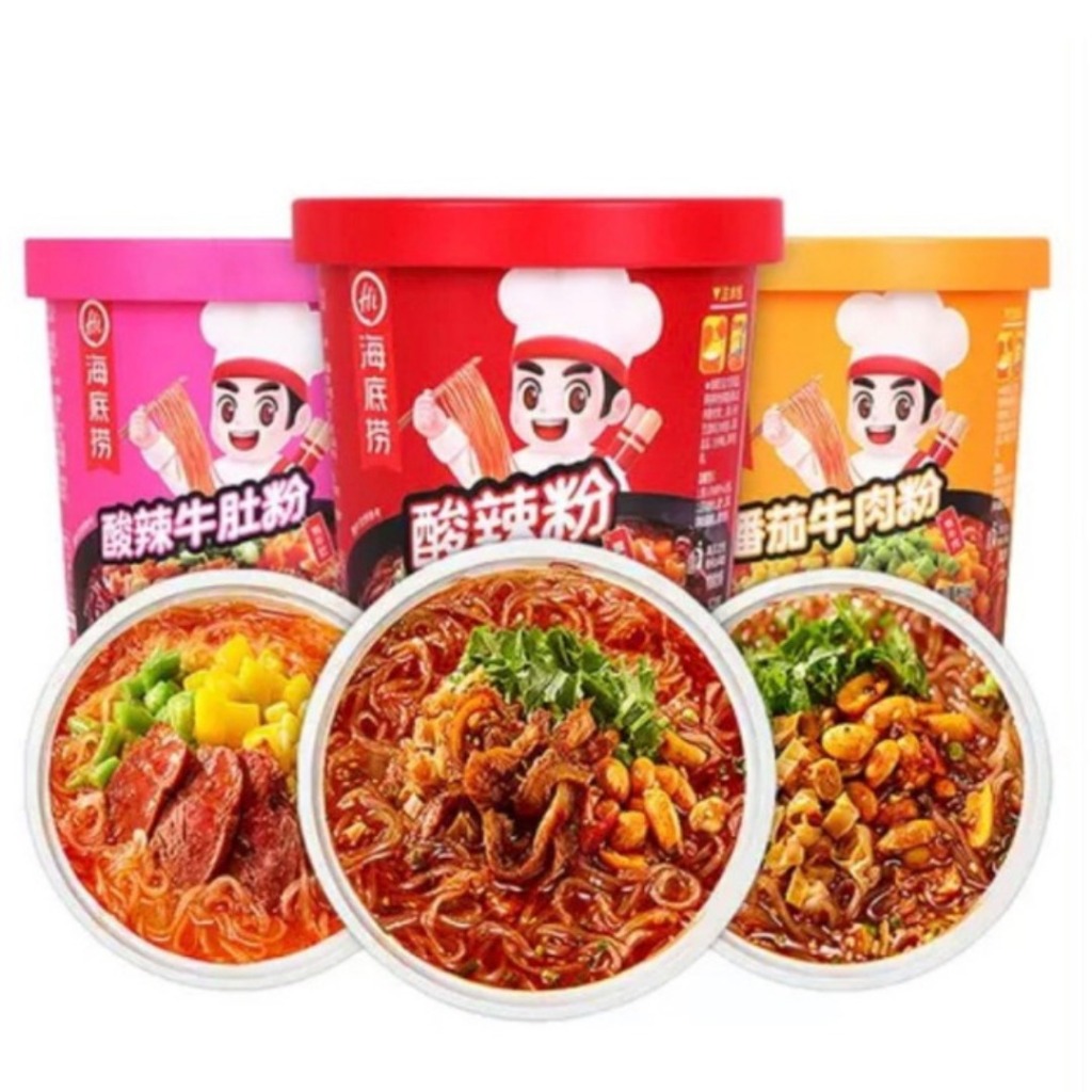 Jual Haidilao instant cup bihun/bihun instant/cup noodle/suan la fen ...