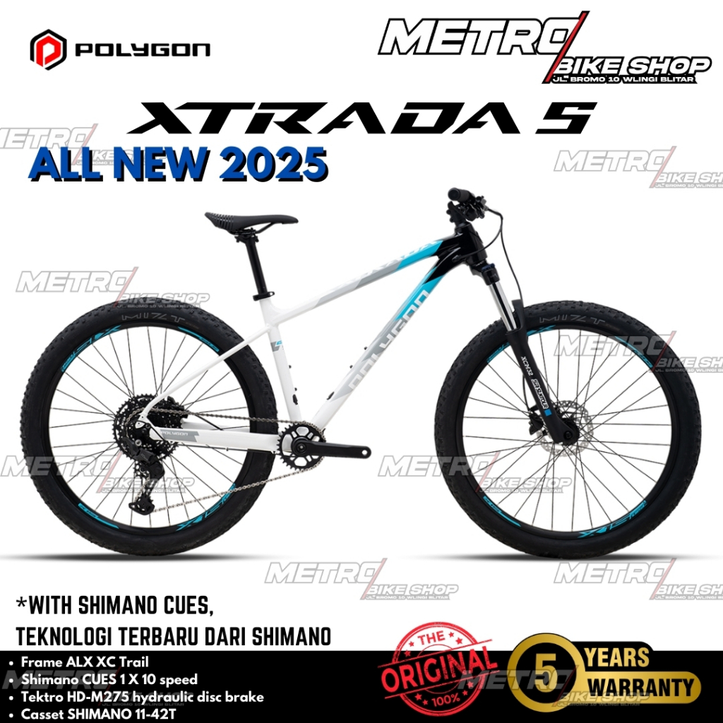 Jual Polygon Xtrada 5 ALL NEW 2025 shimano CUES Sepeda gunung Sepeda MTB Sepeda XC Polygon ...