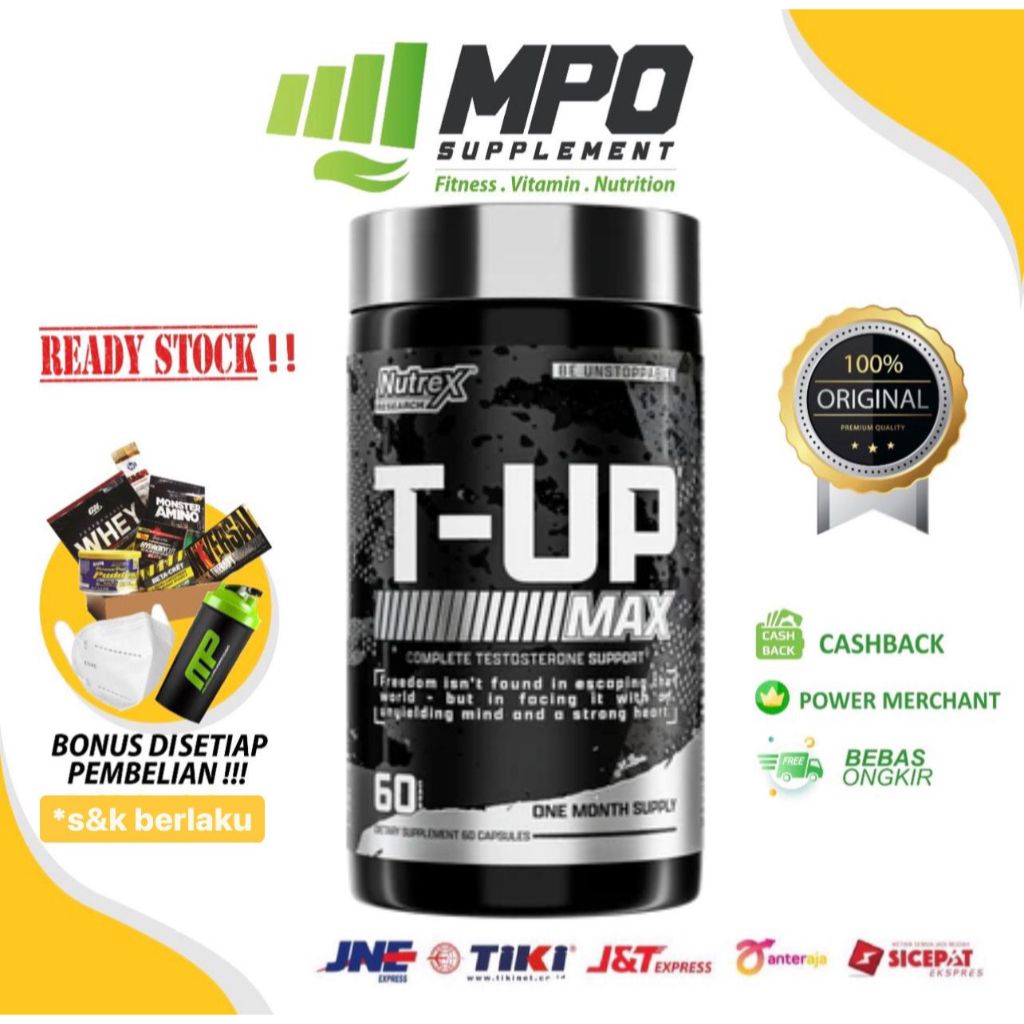 Jual Nutrex T-Up (60 caps) Nutrex Testobooster Nutrex Testoterone ...