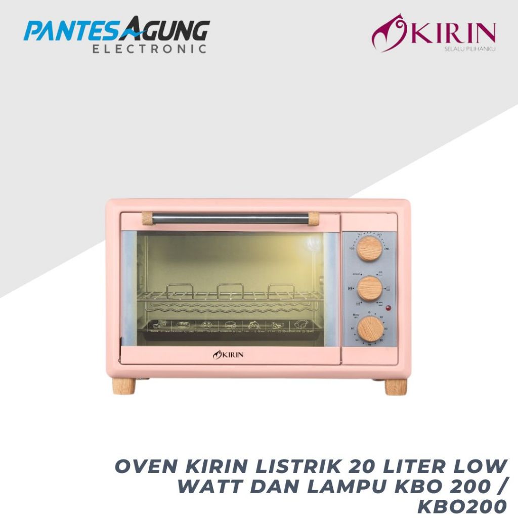 Jual OVEN KIRIN listrik 20 liter low watt dan lampu KBO 200 / KBO200 | Shopee Indonesia