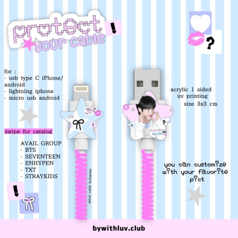Jual [ PELUNASAN ] Protect your cable BTS, SVT, SKZ, TXT, ENHA ( BACA ...