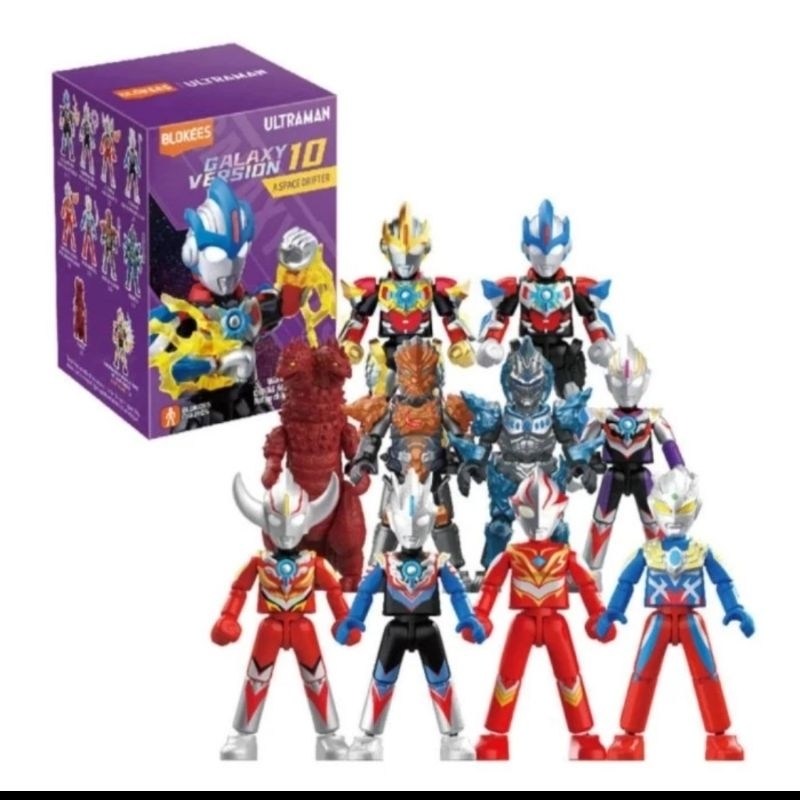 Jual Blokees Ultraman Galaxy Version 10 A Space Drifter Figure | Shopee ...