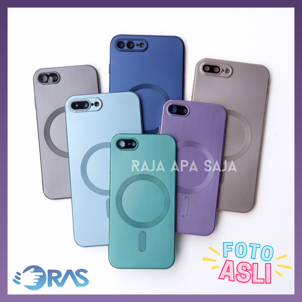 Jual Softcase For IP 7+ 8+ / 7 8 Magnet Magnetic Silicon Casing Case ...