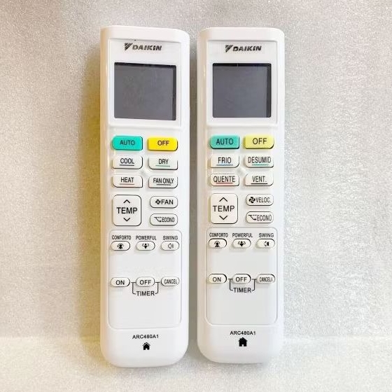 Jual REMOT REMOTE AC DAIKIN ARC480A1 Bisa Pakai buat ARC480A33 ...