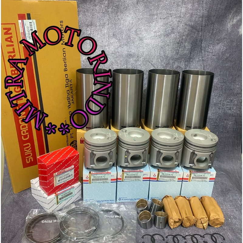 Jual Liner Kit Set Liner + Piston+Ring Piston +Paking Set +Bushing Con ...
