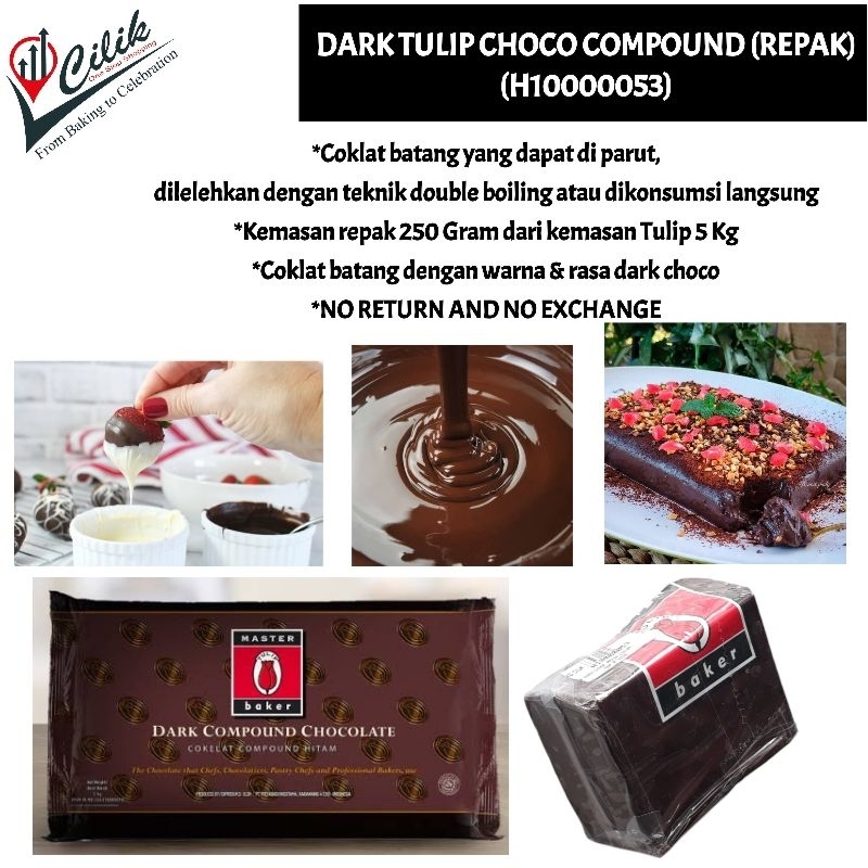 Jual bahan baking coklat batang compond blok kemasan repack warna rasa ...