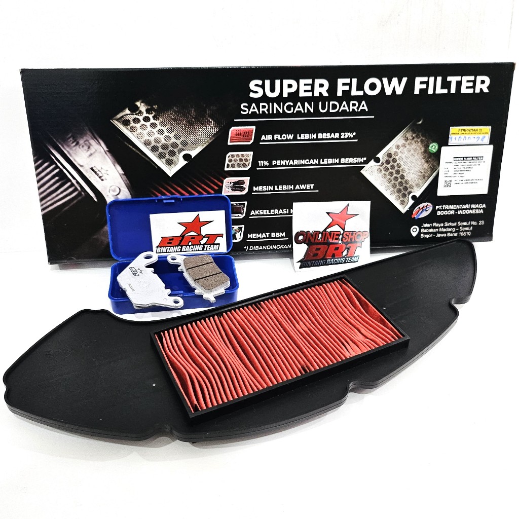 Jual FILTER UDARA SARINGAN UDARA BRT ALL NEW NMAX ALL NEW AEROX LEXI ...