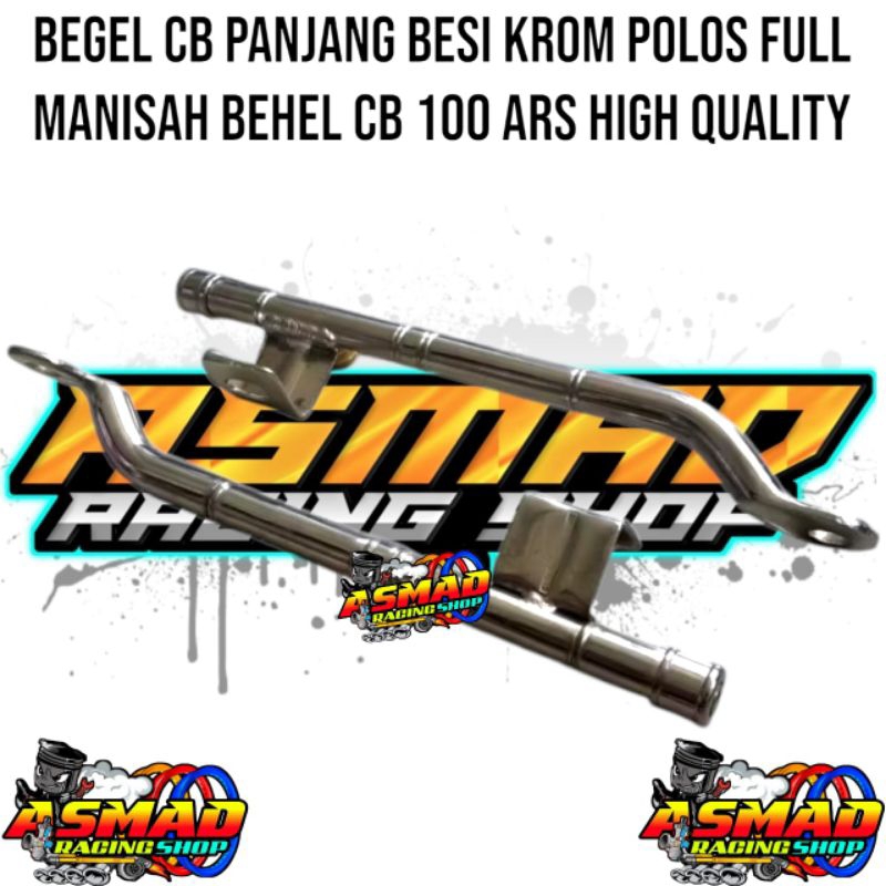 Jual BEGEL CB PANJANG BESI KROM POLOS FULL MANISAH BEHEL CB 100 ARS ...
