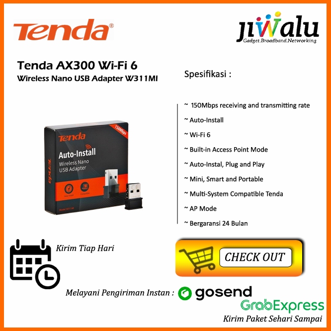 Jual Tenda W311MI Nano Receiver USB Wifi Dongle | Shopee Indonesia Jual Tenda W311MI Nano Receiver USB Wifi Dongle | Shopee Indonesia