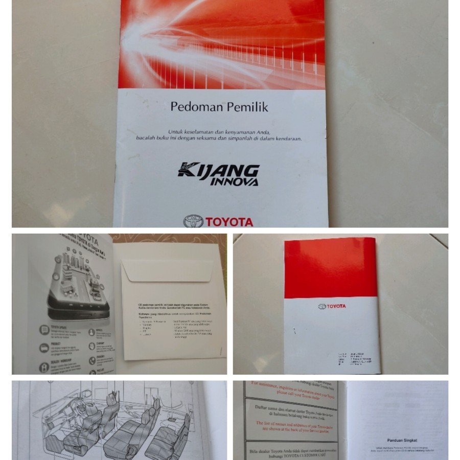 Jual Manual Book / Buku Panduan + CD Kijang Innova Reborn G V Venturer ...