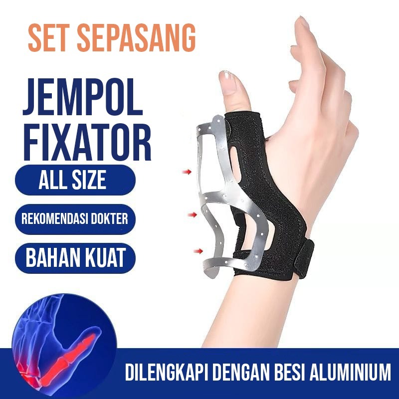 Jual BBAK Sarung Tangan Jempol Fixator Melindungi Pergelangan Selubung Tendon Bahan Kulit ...