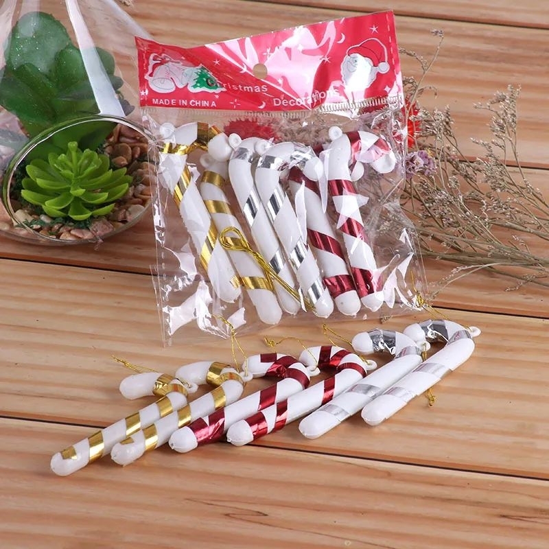 Jual 6pcs / set Stick Lolipop Gantungan Pohon Natal Dekorasi Hiasan ...