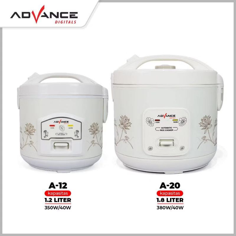 Jual Advance A-12 Rice Cooker Mini 1-2L penanak nasi serbaguna 3in1 ...