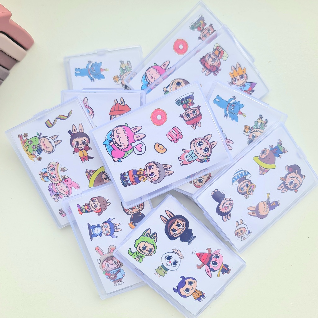 Jual Stiker Lucu Karakter Labubu Kemasan Box Mika | Shopee Indonesia