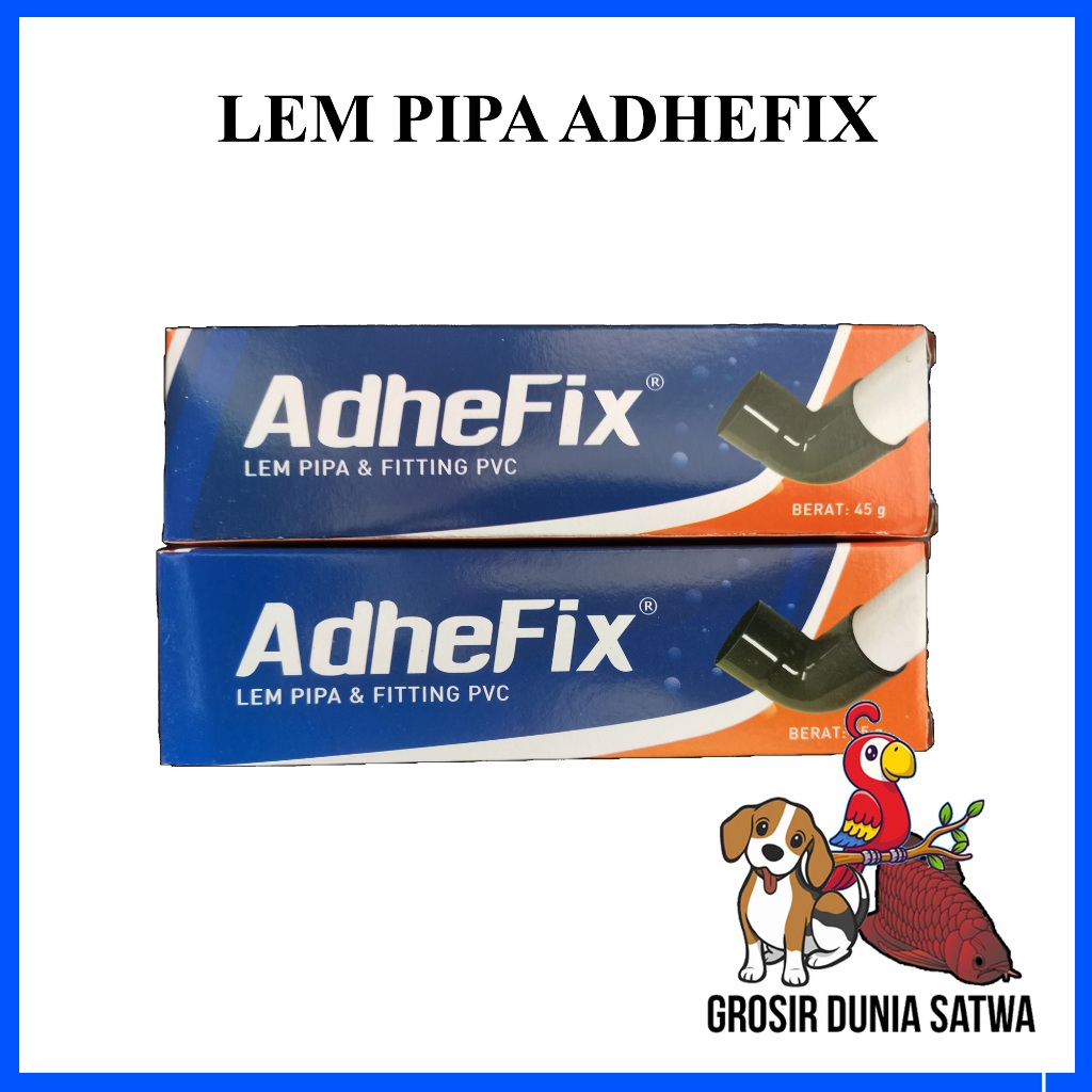 Jual Lem Pipa PVC Adhefix 45 gram | Shopee Indonesia