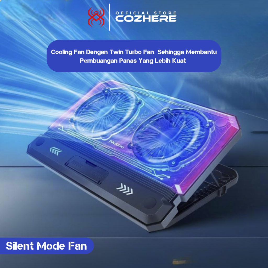 Jual Kipas Laptop Cooling Pad Fan Pendingin Leptop Gaming Cooler Stand ...