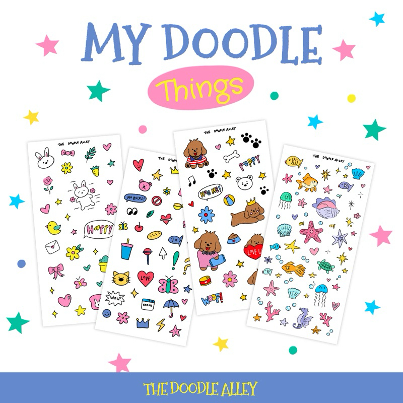 Jual [READY STOCK] MY DOODLE STICKER by The Doodle Alley | Shopee Indonesia