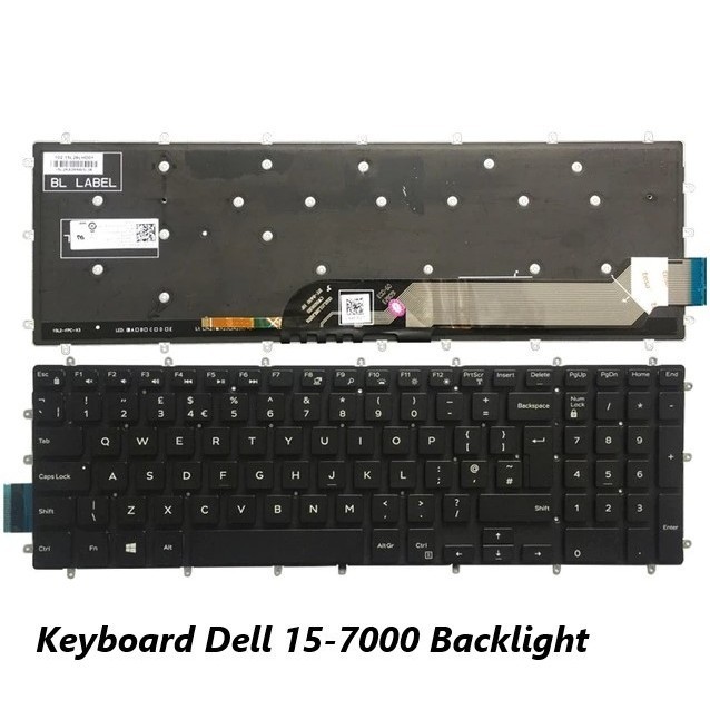 Jual Keyboard Laptop Dell 15-5565 15-5567 P75F 15-5575 15-5568 ...