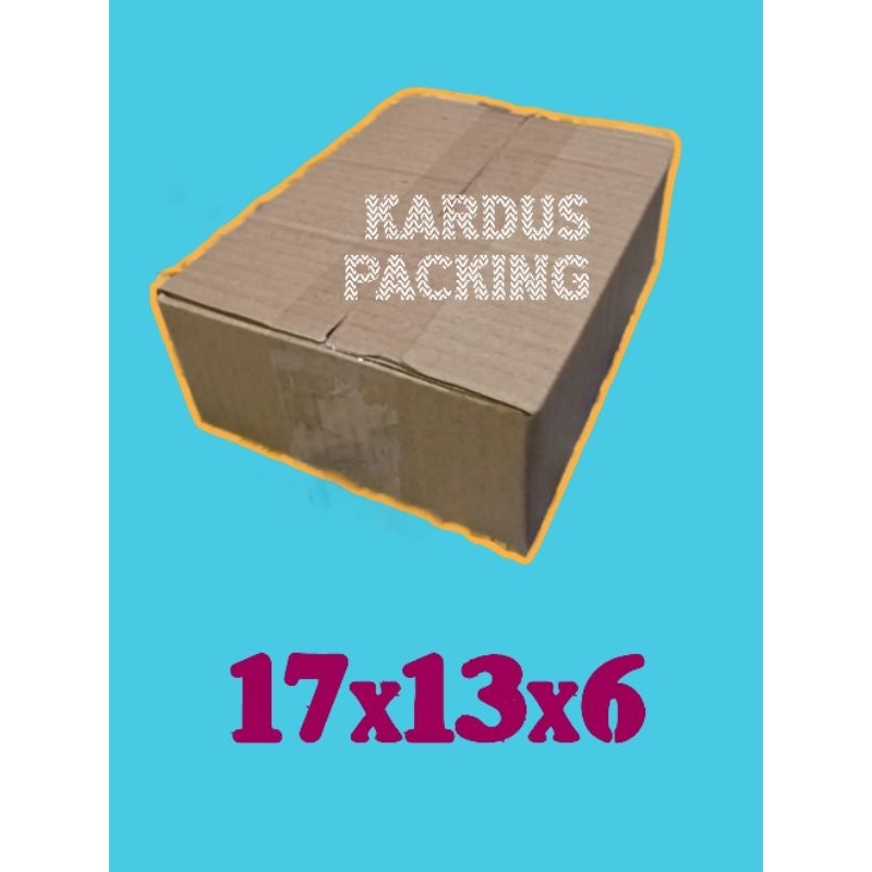 Jual kardus packing 17x13x6 kardus kecil kardus besar | Shopee Indonesia