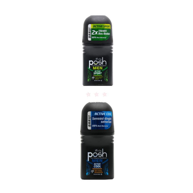 Jual Posh deodorant men active sport active cool 50g | Shopee Indonesia