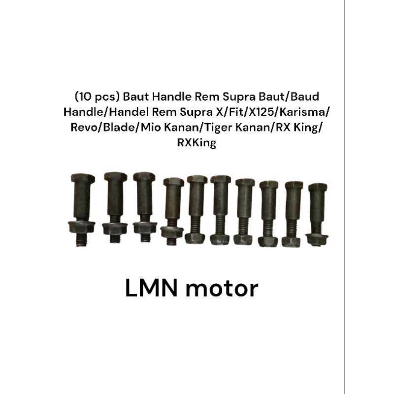 Jual (10 pcs) Baut Handle Rem Supra Baut/Baud Handle/Handel Rem Supra X ...
