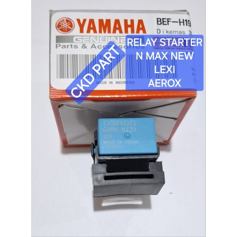 Jual RELAY STARTER YAMAHA N MAX NEW LEXI AEROX KAKI 5 ORI OMNON ...
