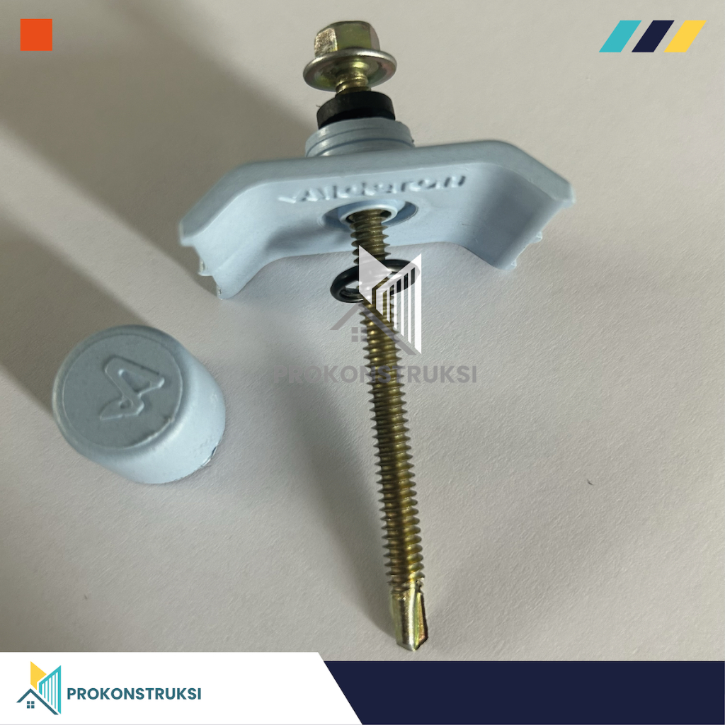 Jual Baut / Sekrup / Roofing Alderon + Weather Roof Seal Set (20pcs ...