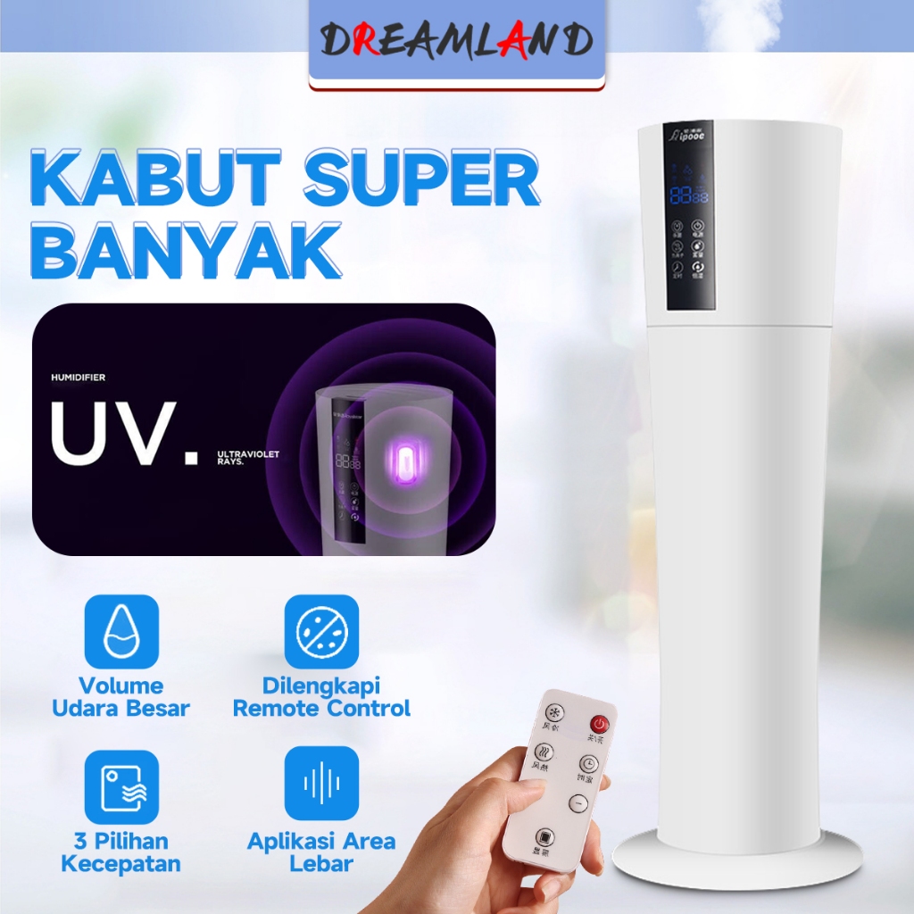 Jual RoyalStar Air Humidifier Besar Berkapasitas 7L Ultrasonic Pelembab ...