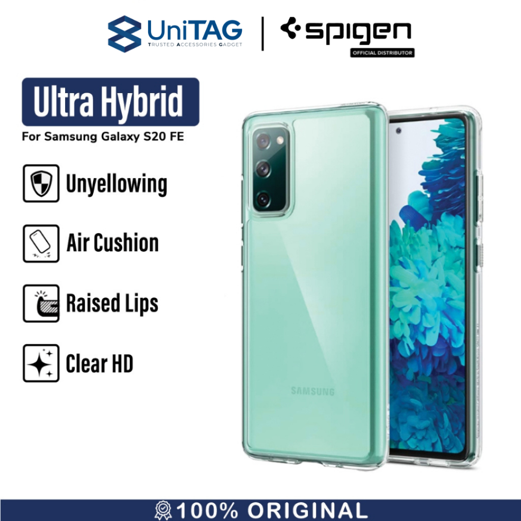 Jual Case Samsung Galaxy S20 FE Spigen Ultra Hybrid Clear Anti Crack Casing | Shopee Indonesia
