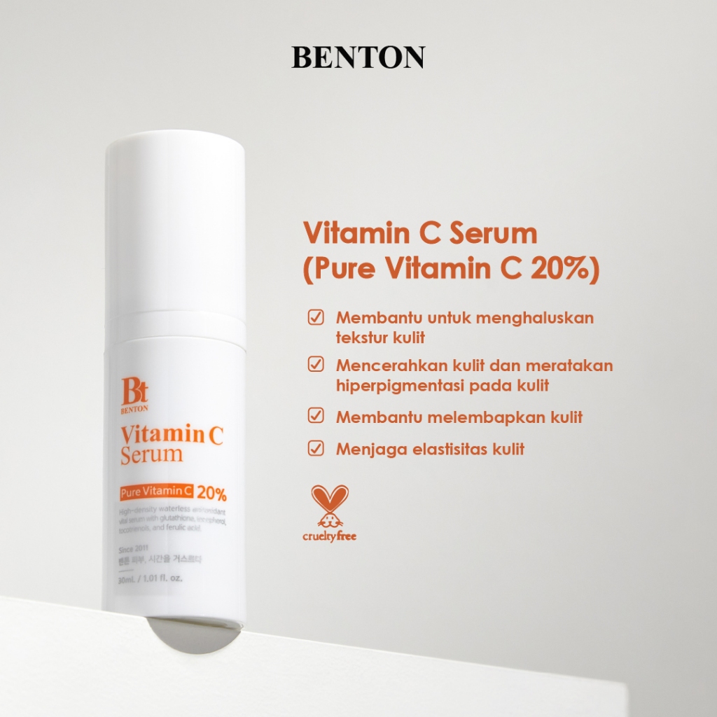 Jual Benton Vitamin C Serum 30ml (Pure Vitamin C 20%) | Shopee Indonesia