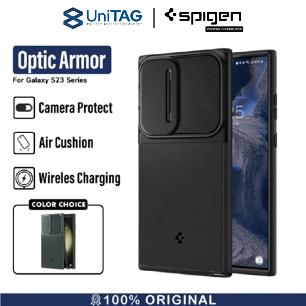 Jual Case Samsung Galaxy S23 Ultra Plus Spigen Optik Armor Camera Cover | Shopee Indonesia