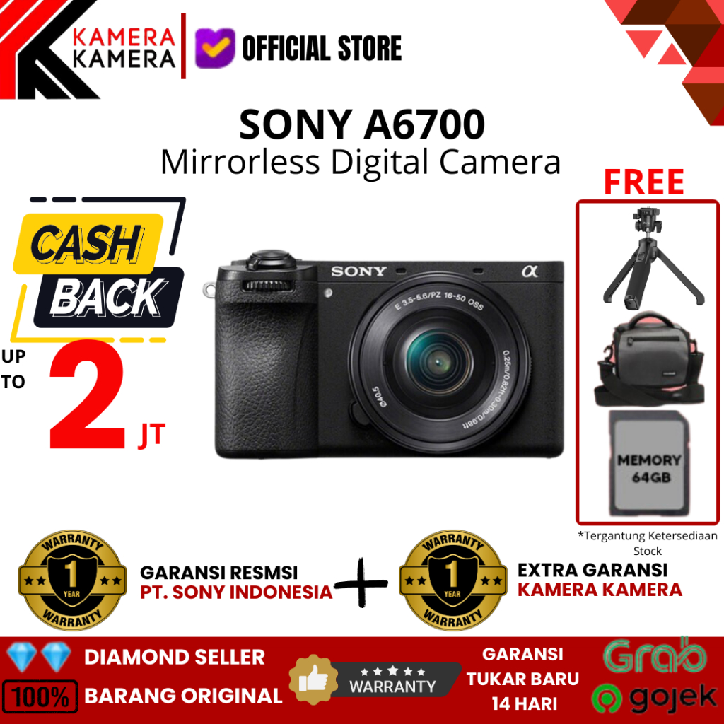 Jual SONY Alpha A6700 body / Sony A 6700 Kit 16-50mm - Garansi Resmi ...