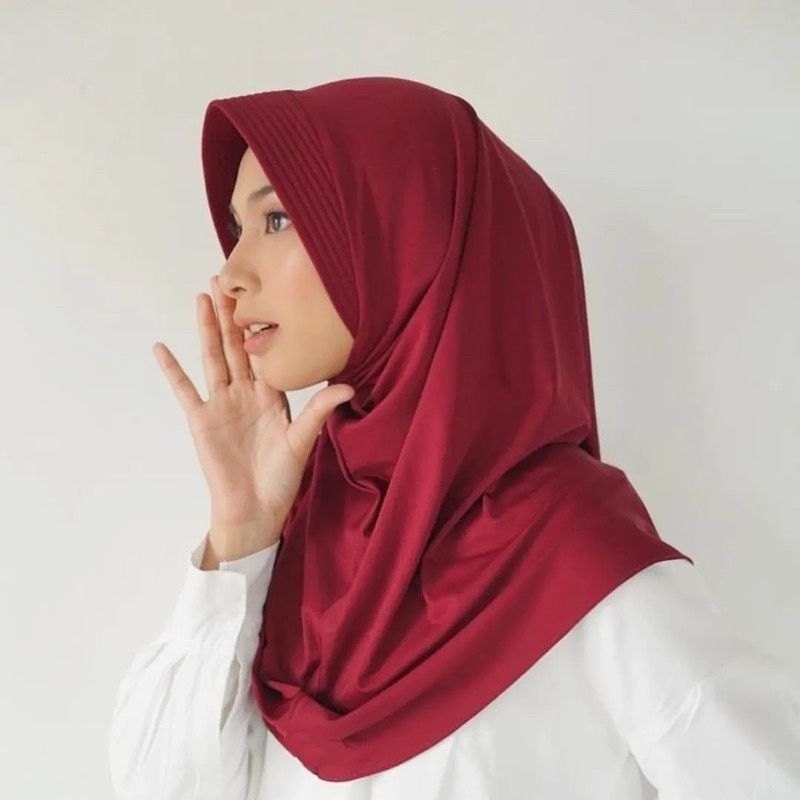 Jual HIJAB BERGO HAMIDAH UKURAN S / KERUDUNG INSTAN JERSEY | Shopee Indonesia