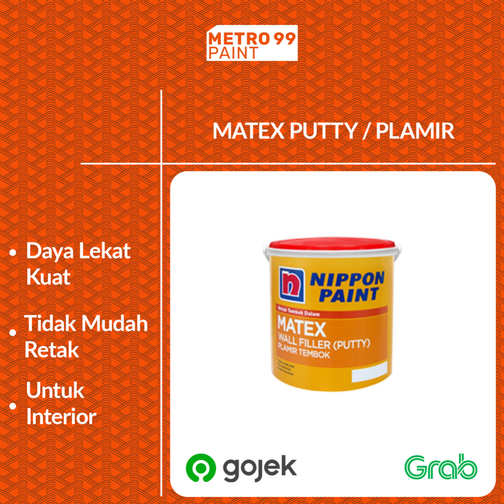 Jual Nippon Paint Matex Wall Filler (Putty) / Plamir | Shopee Indonesia