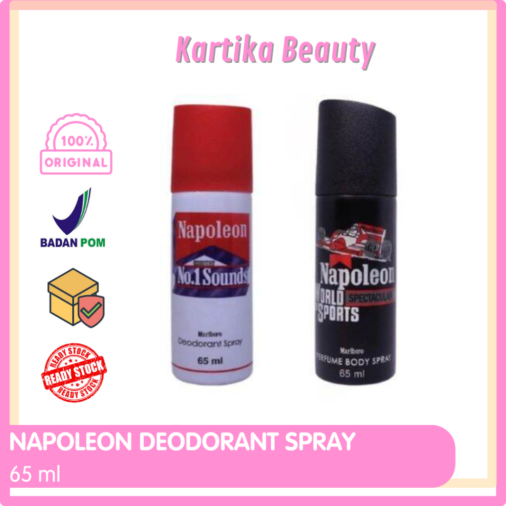 Jual NAPOLEON MARLBORO DEODORANT SPRAY KEMASAN BOTOL KALENG AEROSOL ...