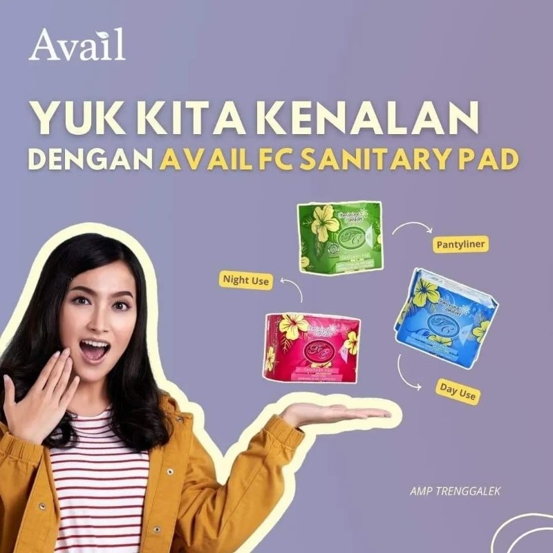 Jual Pembalut Herbal Avail (Sanitary Pads) Indonesia (ORIGINAL ...