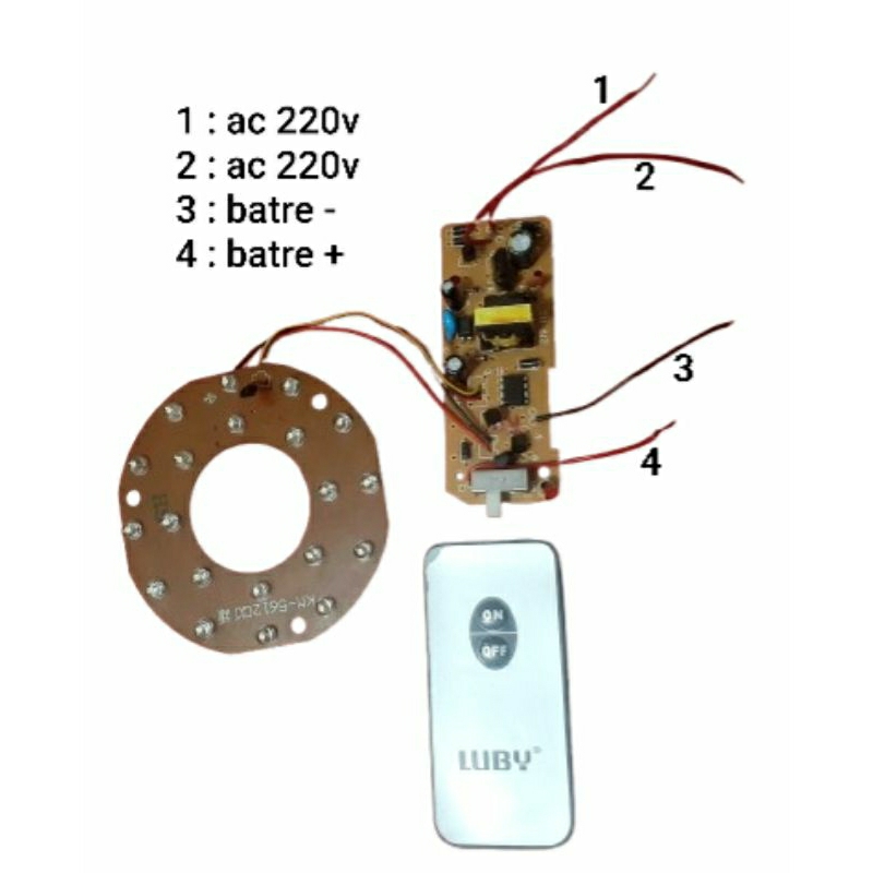 Jual modul + led + remot lampu emergency | Shopee Indonesia