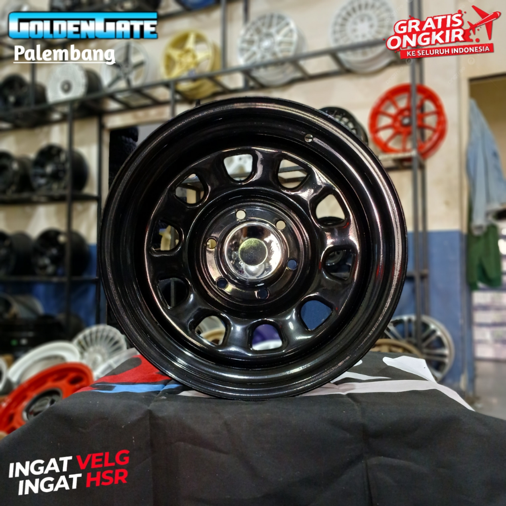 Jual Velg daytona r15 untuk Hardtop, Phanter, Terrano lebar 8 pcd 6x139 ...