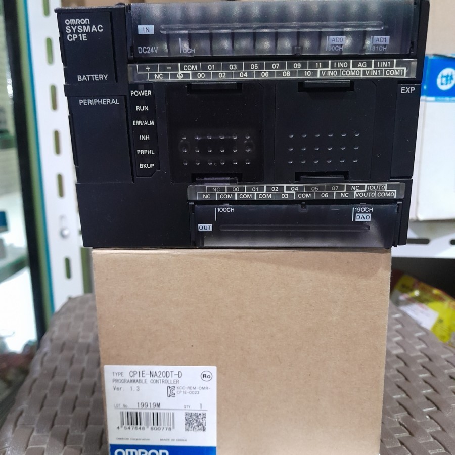 Jual CP1E-NA20DT-D Omron PLC CP1ENA20DTD NA20DTD | Shopee Indonesia